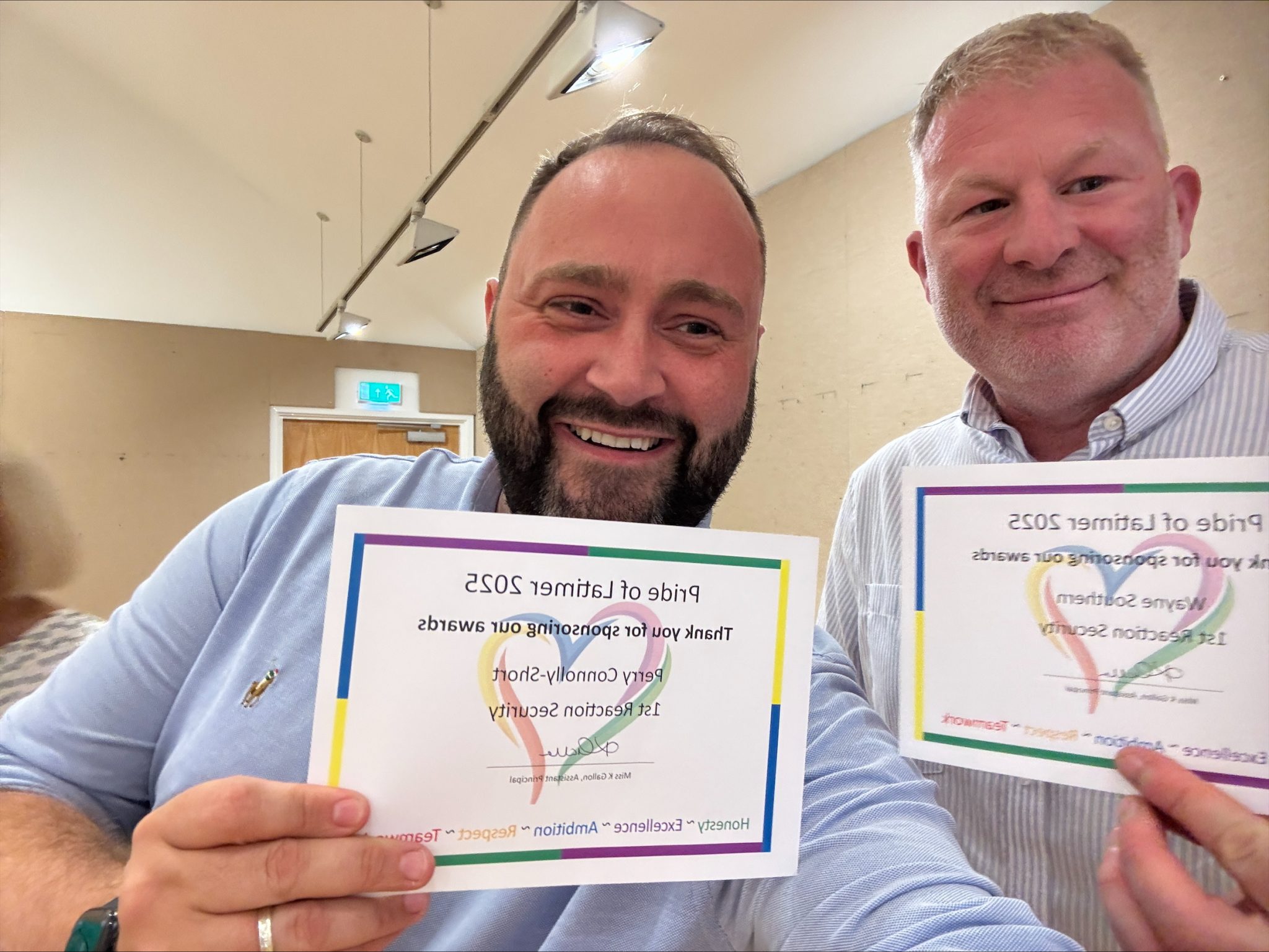 Pride of Latimer Awards – 1st Reaction Security